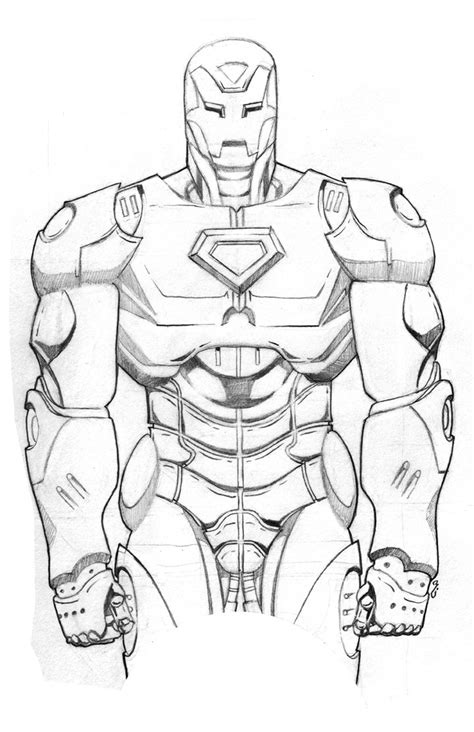 Iron Man Helmet Drawing At Getdrawings Free Download