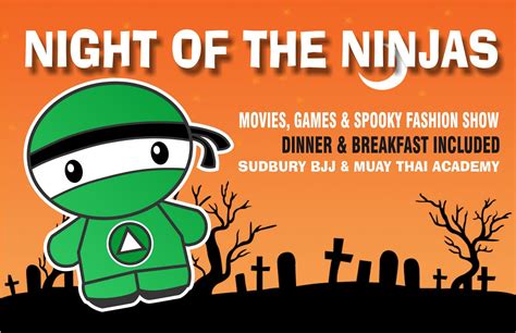 Night Of The Ninjas Halloween Sleepover 2016 Sudbury Brazilian