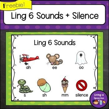 Ling Sound Test Printable Freebie By Living A Speechie Life Tpt