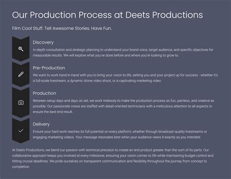 Live And Event Production — Deets Productions Llc