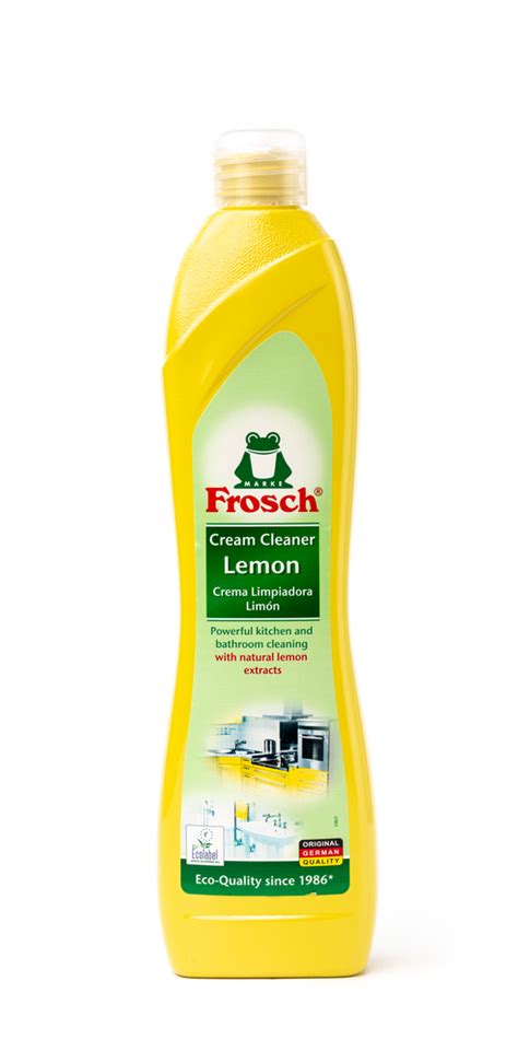 Frosch სააბაზანო ოთახისა და სამზარეულოს საწმენდი სითხე ლიმონი 500 მლ Veli Store