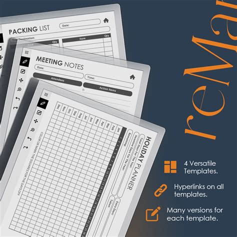 Templates For Productivity 60 Premium Remarkable Templates