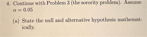 Solved Number 4 Please Only Need Answers For Number 4 The Chegg
