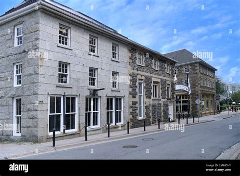 Halifax Nova Scotia Historic Old Stone Warehouse Buildings Dating