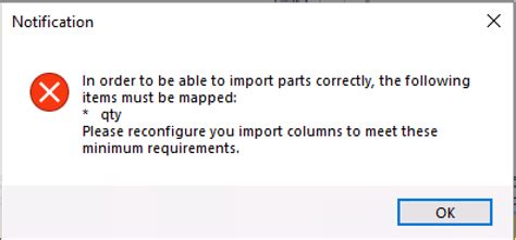 how to import an excel file into a folder on a job wesuite