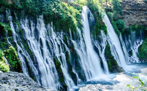 Burney Falls California Le Spettacolari Cascate Della Shasta Region