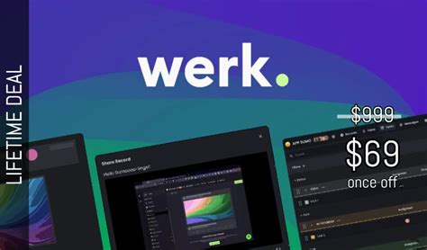Werk Lifetime Deal For 69