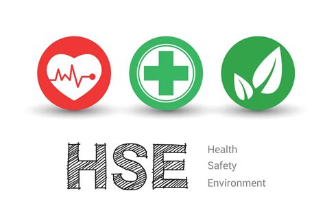 HSE Concept Health Safety Environment Acronym Vector Design 7582353