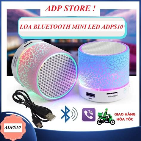 Loa Bluetooth Mini Di Ng C M Tay Loa Mini C Led Nh Y Theo Nh C M Thanh Hay Lazada Vn