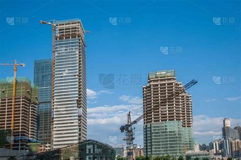 重庆江北嘴金融商务区正在建设