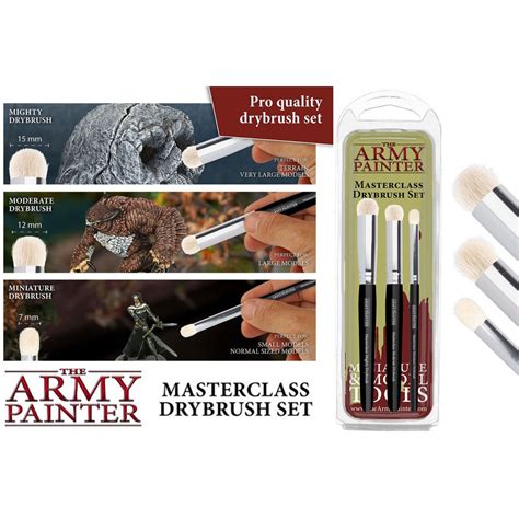 Купити Набір пензлівthe Army Painter Masterclass Drybrush Set Mimic
