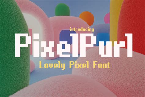 Pixel Purl Font By Hipfonts · Creative Fabrica