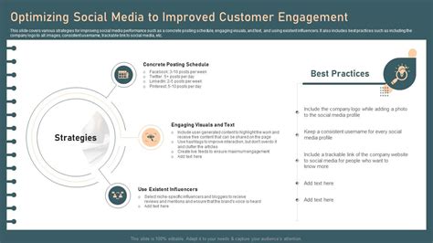 Identifying And Optimizing Customer Touchpoints Optimizing Social Media