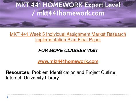 Ppt Mkt 441 Homework Expert Level Powerpoint Presentation Id 7579441