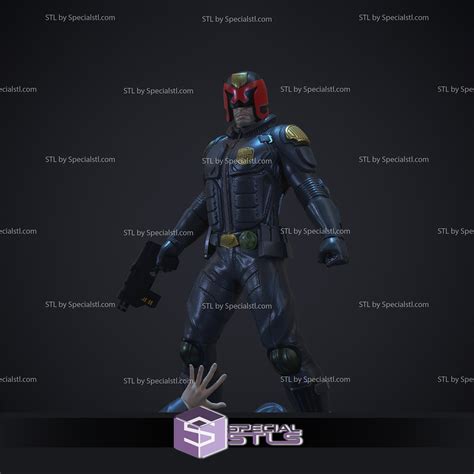 Judge Dredd Standing V2 3d Print Stl 3d Model Specialstl