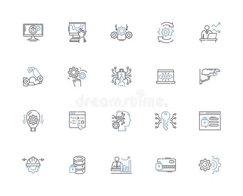 Server Outline Icons Collection Server Hosting Servers Web Server