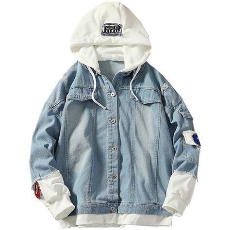 เสื้อยีนส์ มีฮู้ดเท่ๆ สินค้าคุณภาพพรีเมี่ยม Size หน้าสุดท้าย Shopee Thailand