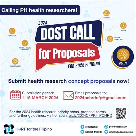 2024 Dost Call For Health Research Proposals For 2026 Funding