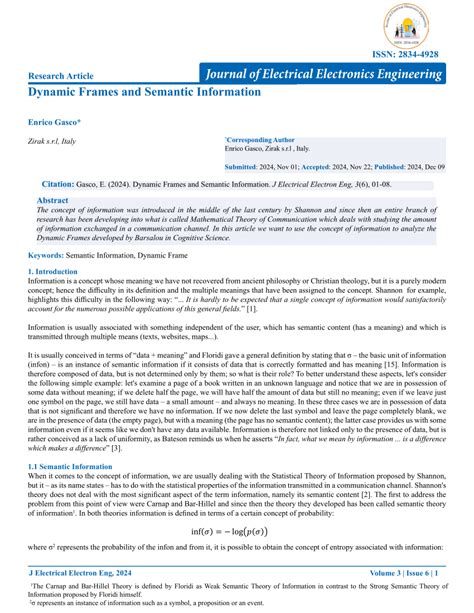 Pdf Dynamic Frames And Semantic Information