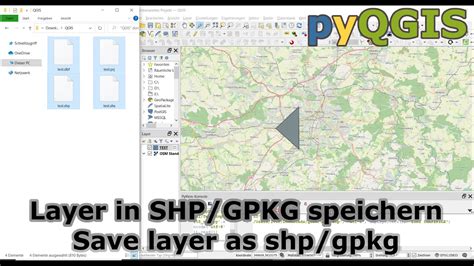 Layer Speichern Shpgpkg Mit Python In Qgis Python Pyqgis Youtube