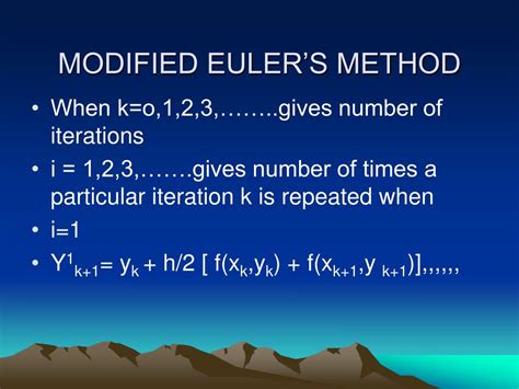 ppt unit vi numerical solution of ordinary differential equations