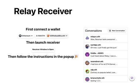 GitHub Relaycc Receiver Relay Receiver Is A React Library That Makes