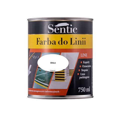 Farba do linii ml biała SENTIC Bricomarche pl