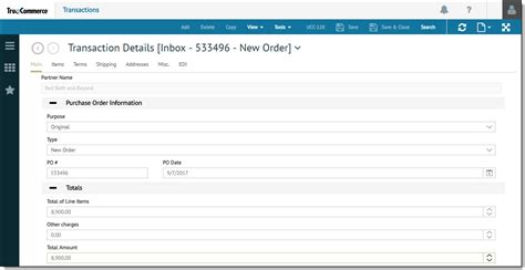 Viewing Transaction Details