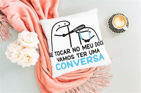 Almofada Flork Engraçada Prior e Rissetos Variedades Almofada