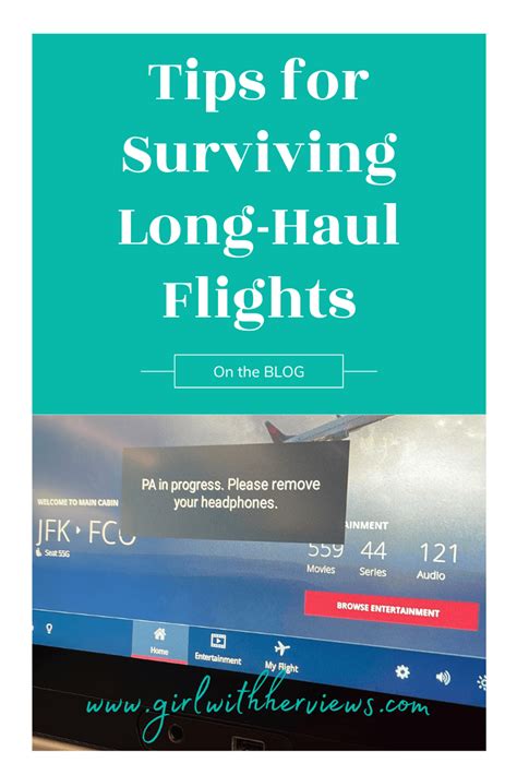 Surviving Long Haul Flights Girl With Her Views