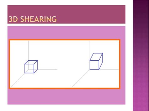 3d transformation in computer graphics pptx