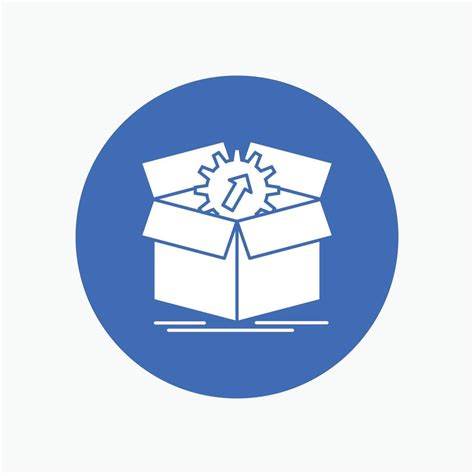 Upload Performance Productivity Progress Work White Glyph Icon In