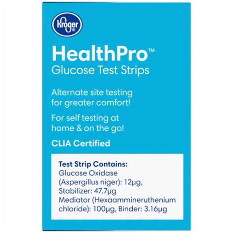Kroger® Healthpro Glucose Test Strips 100 Ct Kroger