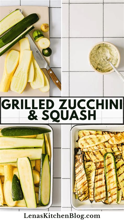 Best Grilled Zucchini And Squash Lenas Kitchen