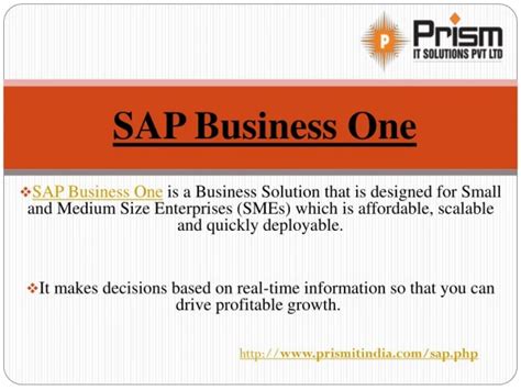 Ppt 8 Ways Sap Business One Erp Software Bihar Becomes The Best Erp