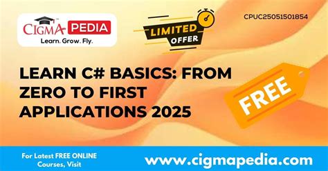 Learn C Basics From Zero To First Applications 2025 Free Udemy