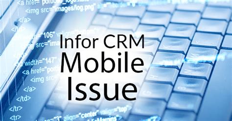 Infor Crm Mobile Issue With Back Button On Safari For Ios