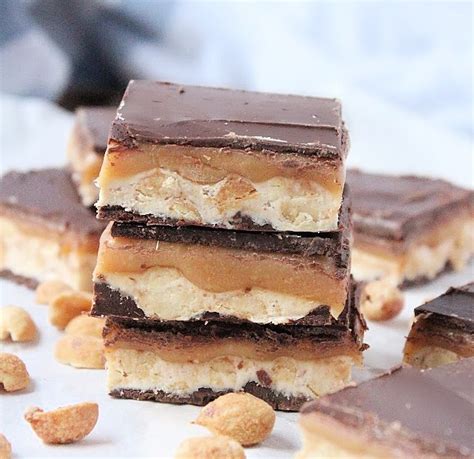 Homemade Snickers Bars Recipes My Mom Gave Me