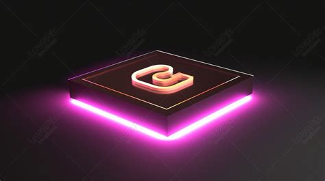 빈 배경에 대한 멋진 3d 로고 렌더링으로 Instagram 콘텐츠를 최적화하세요 사회의 배경 빈 로고 배경 소셜 미디어 배경 이미지 Hd 사회의 빈 로고 소셜