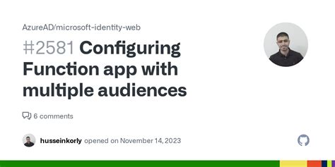 Configuring Function App With Multiple Audiences · Issue 2581