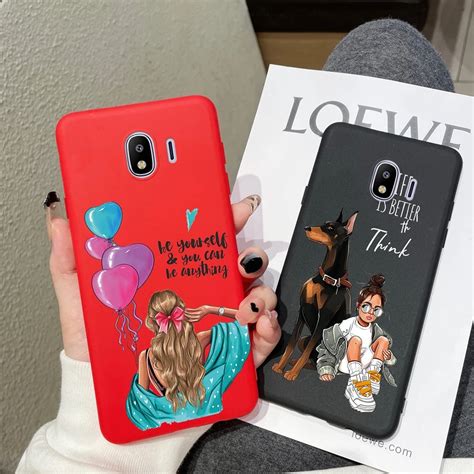 For-Samsung-J4-Plus-Case-Samsung-J4-2018-Cover-Capa-Fashion-Girl ...