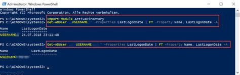 Lastlogon Letzter Login Eines Users Im Ad Feststellen Per Get Aduser Windows Faq