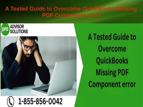 ppt a tested guide to overcome quickbooks missing pdf component error
