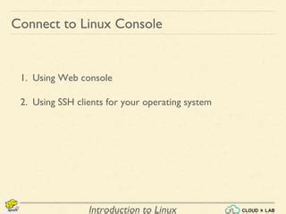 Introduction To Linux Big Data Hadoop Spark Tutorial Cloudxlab Ppt