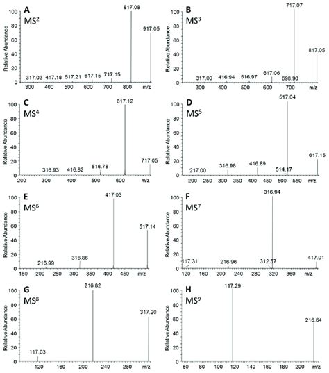Esi Ms N Spectra Negative Ion Mode Of Poly Valerolactone Precursor Download Scientific