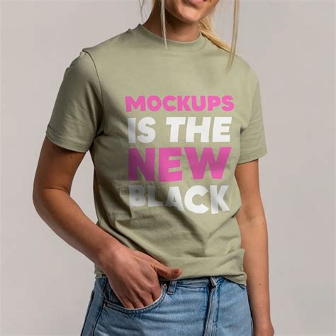 Green T Shirt Mockup Free Design Resources