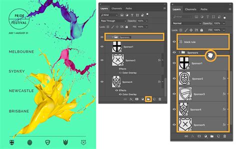 organize with layers and layer groups