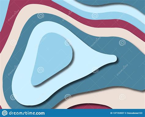 3d Abstract Background With Paper Cut Shapes Abstract Paper Carve Template Background For Book