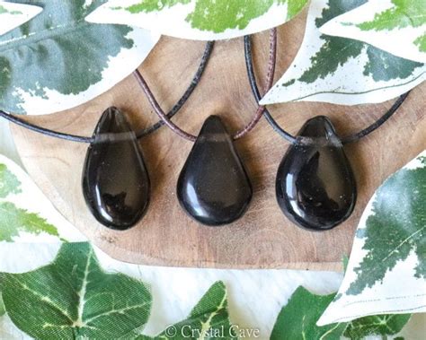 Apache Tranen Hanger Doorboorde Druppel Edelsteen Ketting Sieraad Crystal Cave