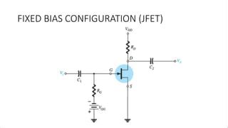 FIELD EFFECT TRANSISTOR FIXED BIAS CONFIGURATION PPT